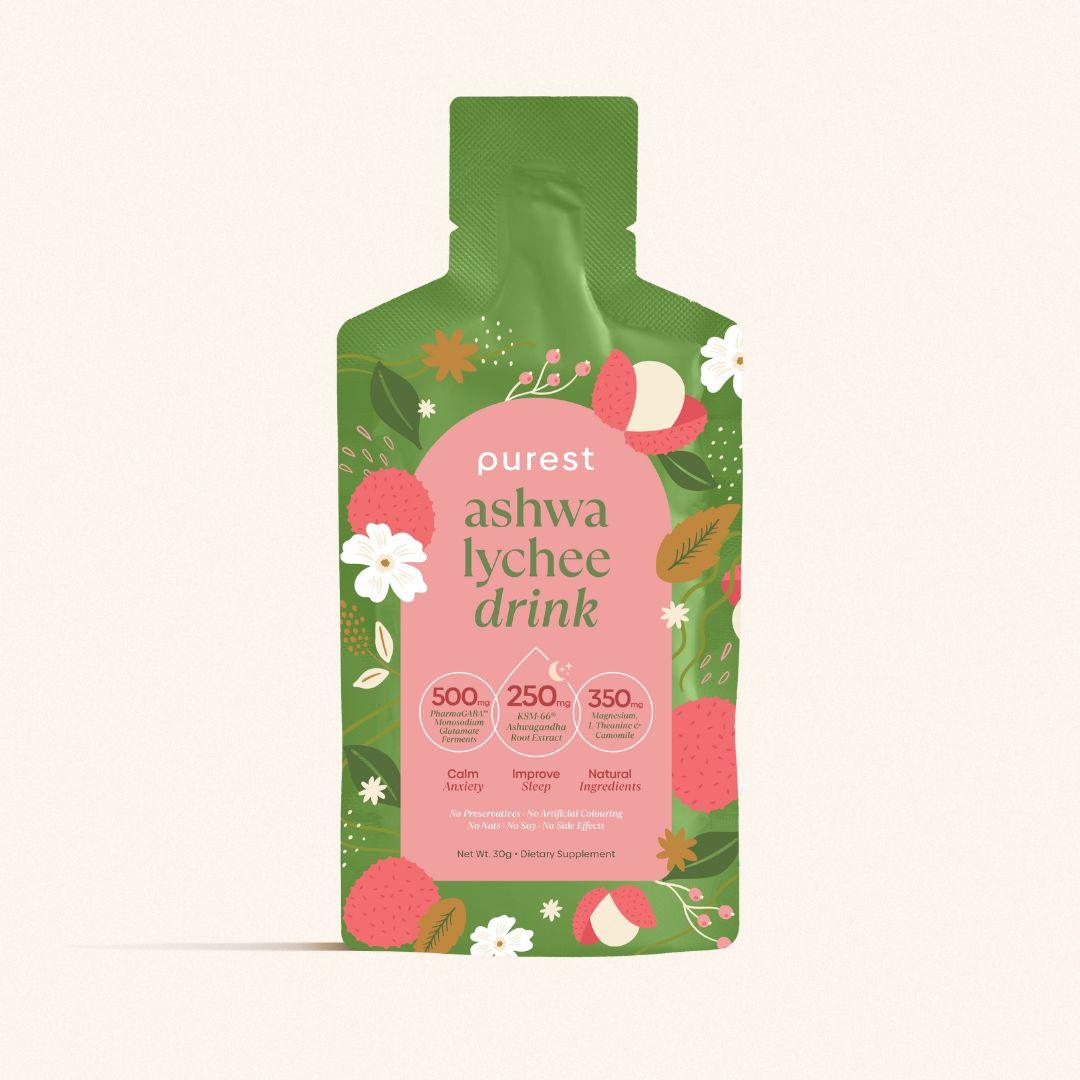 Ashwa Lychee Drink – The Purest Co (SG)