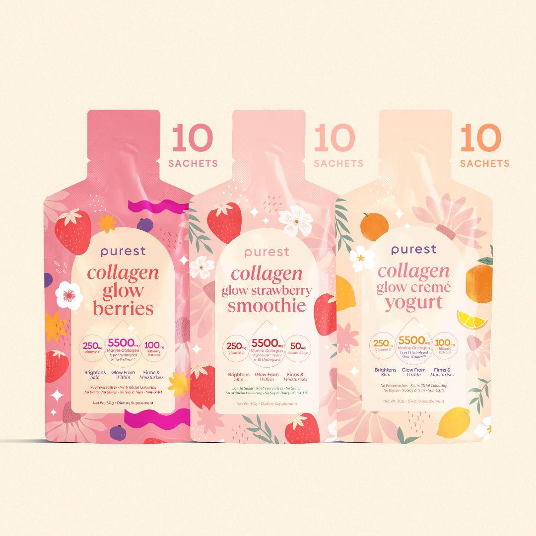 Collagen Glow Trio Starter Pack – The Purest Co (SG)