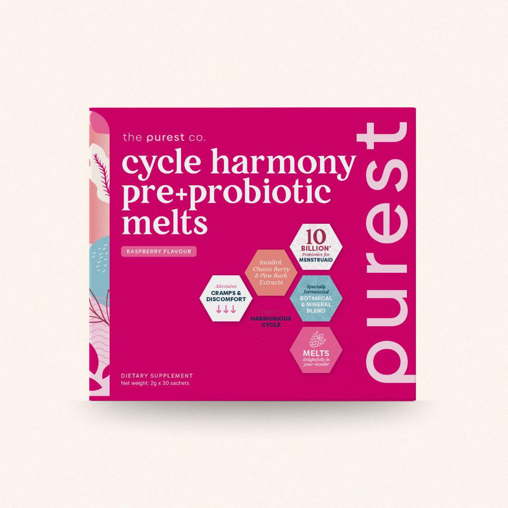 Cycle Harmony Pre+Probiotic Melts – The Purest Co (SG)